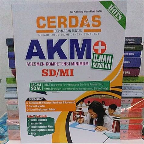 Jual Buku Cerdas AKM Ujian Sekolah SD MI Shopee Indonesia