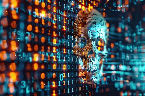 Premium Photo Computer Code On A Screen With A Skull Representing A Computer Virus Malware Attack