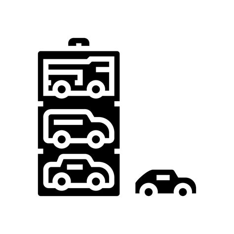 Car Wooden Toy Glyph Icon Vector Illustration 10190482 Vector Art At