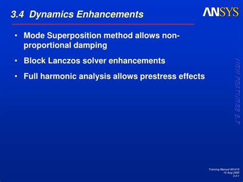 Ppt 34 Dynamics Enhancements Powerpoint Presentation Free Download Id3219061