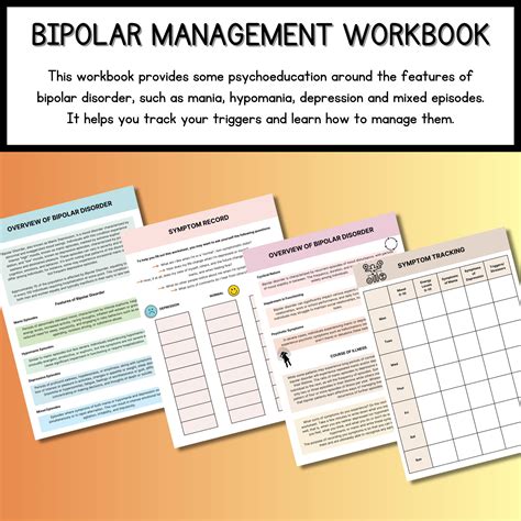 Bipolar Management Workbook Bipolar Disorder Therapy Bipolar Therapy
