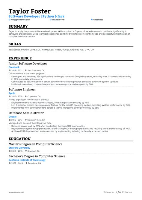 10 Entry Level Computer Science Resume Examples And Guide For 2025