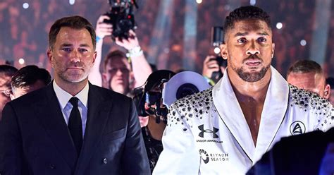Eddie Hearn Reveals Who Anthony Joshua Is Likely To Fight Next Hes