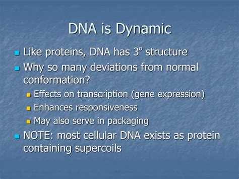 DNA STRUCTURE Lecture Ppt