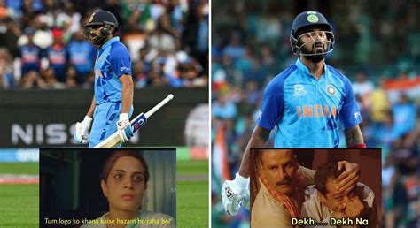 T20 World Cup 2022 “dekhdekh Na” Fans Roast Rohit Sharma And Kl