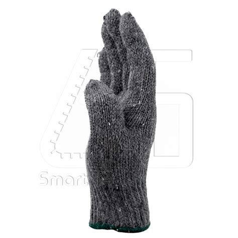 Inntech ถุงมือ 5 ขีด 500 กรัม 1 โหล 12 คู่ สีเทา ถุงมือผ้า