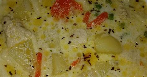 Tejszínes tárkonyos raguleves Borostyán receptje Cookpad receptek