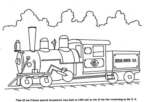 Desenho Para Colorir trem a vapor Imagens Grátis Para Imprimir