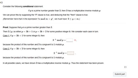 Solved Consider The Following Conditional Statement If P Is Chegg