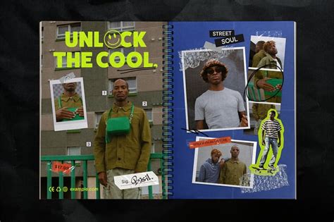 Scrapbook Notebook Mockup Template Layer Styles Including Scrapbook