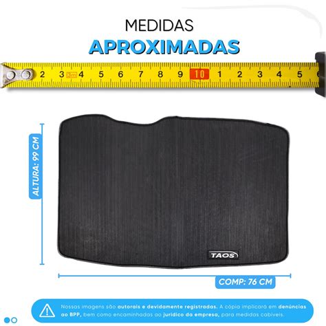 Tapete Taos Porta Malas Comfortline Antiderrapante Premium Shopee Brasil