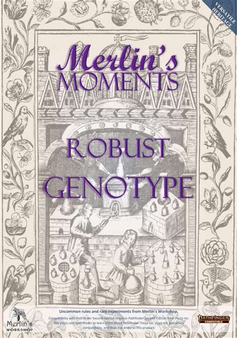 Robust Genotype Versatile Heritage Merlins Workshop Publishing Merlins Moments Dungeon
