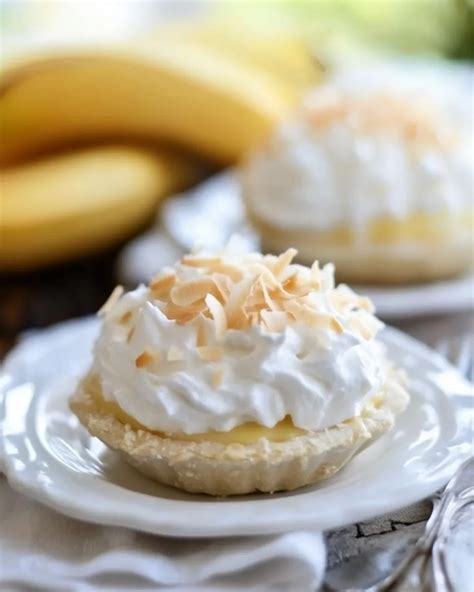 Banana Coconut Cream Pies Spiced And Baked