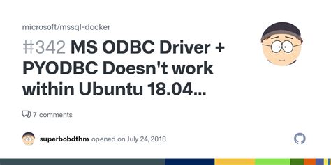 Ms Odbc Driver Pyodbc Doesn T Work Within Ubuntu Docker