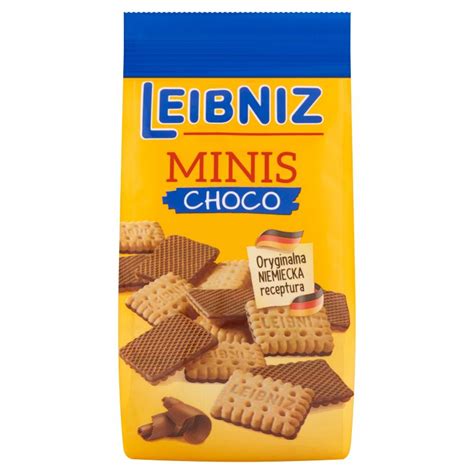 Leibniz Minis Choco Herbatniki W Czekoladzie Mlecznej 100 G