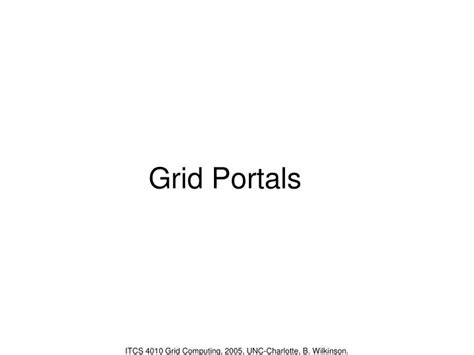 ppt grid portals powerpoint presentation free download id 3254665