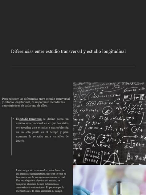 Transversal Y Longitudinal Pdf Estadísticas Observación