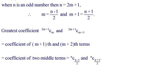 Binomial Theorem Formula For 11th Class Formula In Maths
