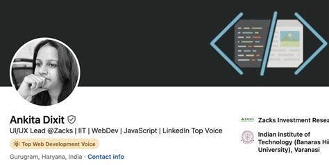 ankita dixit on linkedin topvoice webdevelopment 10 comments