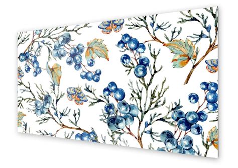 Panel kuchenny HOMEPRINT Leśne jagody 100x50 cm HOMEPRINT Sklep