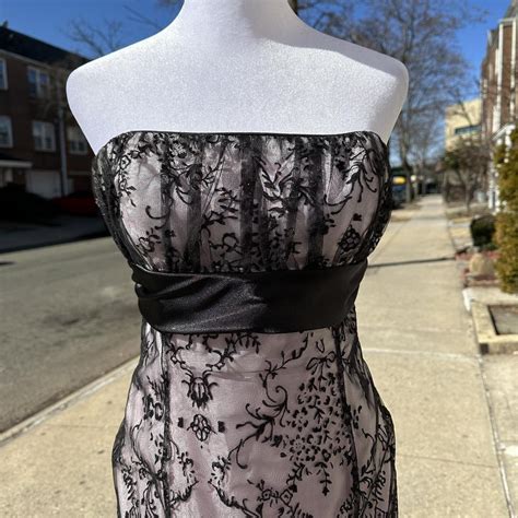Vintage Vampy Goth Prom Dress Elegant Formal Gown Depop