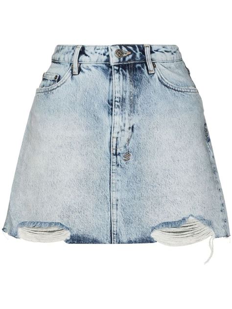 Ksubi Denim Mini Skirt Blue Designer Denim Skirts Clothes Design