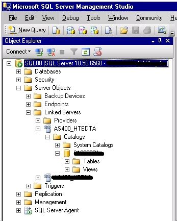 Solved How To Connect And Extract AS400 Data Using SQL 2008 Experts