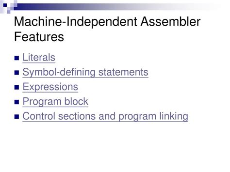 ppt chapter 2 assemblers powerpoint presentation free download id 4775003