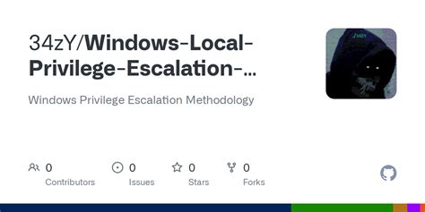 Github 34zywindows Local Privilege Escalation Cheatsheet Windows