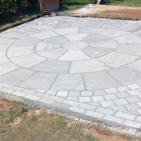 Silver Grey Circle 3m Paving Stones Direct