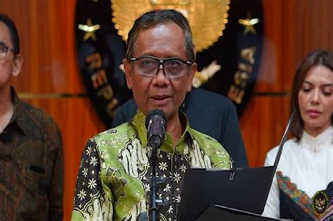 Begini Respons Mahfud MD Soal Kritikan Amies Rais Pembentukan Tim