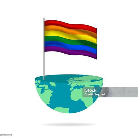 Tiang Bendera Lgbt Di Dunia Ilustrasi Stok Unduh Gambar Sekarang