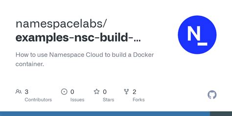 GitHub Namespacelabs Examples Nsc Build Simple How To Use Namespace