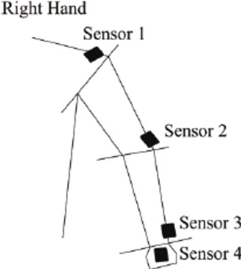 Four Sensor Positions On Right Hand Download Scientific Diagram