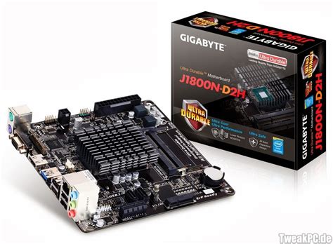 Gigabyte J1800n D2h Mini Itx Mainboard Mit Celeron Prozessor