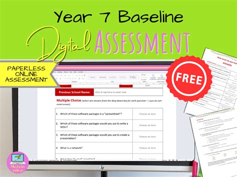 Computing Year 7 Baseline Assessment On Line Version Teaching Resources