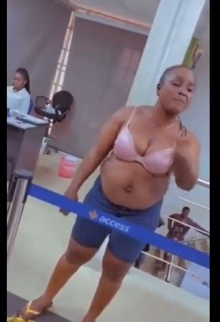 CALAMITY LOOMS IN NIGERIA AS WOMAN GOES NAKED IN BANK OVER NAIRA