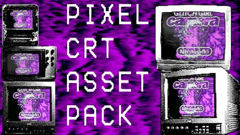 Pixel Art CRT Asset Pack by Zoë Wolfe