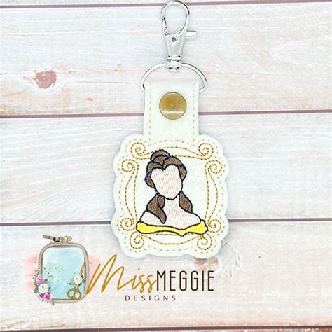 Cameo Beauty Princess Snaptab Ith Embroidery Design File Miss Meggie
