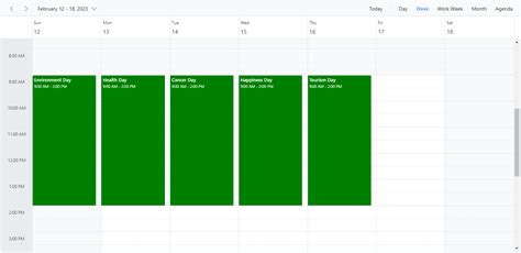 Appointments In Aspnet Core Syncfusion Schedule Component