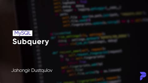 Subquery YouTube
