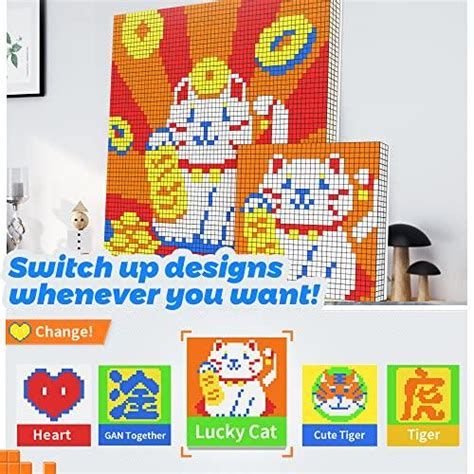 Gan Mosaic Cube 6x6 36 Piezas 3x3 Mini Cubos Con Placa De