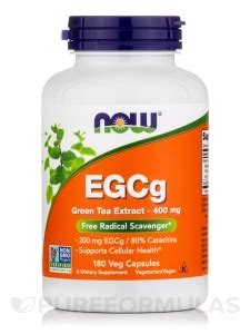 EGCg 400 mg - NOW | PureFormulas