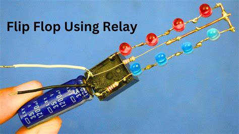 Flip Flop Circuit Using 12v Spdt Relay Youtube
