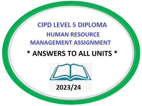 CIPD Level 5 Diploma In Human Resource Management Assignment Completed Answers Etsy UK