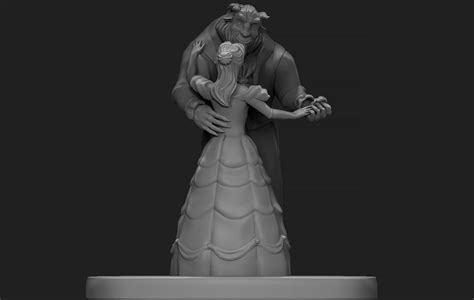 Stl File Beauty And The Beast 🎨・3d Printable Model To Download・cults