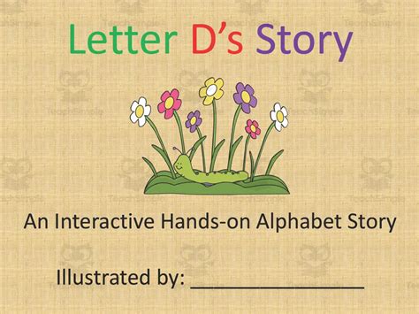 Alphabet Story Book Letter D Interactive Book By Teach Simple