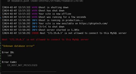 migrate ubuntu ghost instance to docker container using docker compose