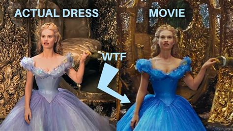 Cinderella 2015 Wtf Happened To Her Dress Youtube