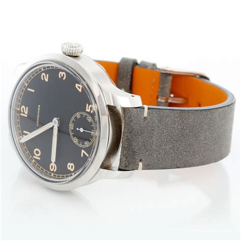 Longines Heritage Military 1938 Black Dial Mens Watch L28264532